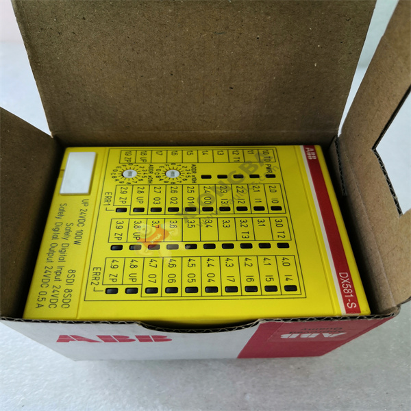 DX581-S ABB Safety Digital In./Output Module - ABB Xiamen xiongba e-commerce Co., Ltd.