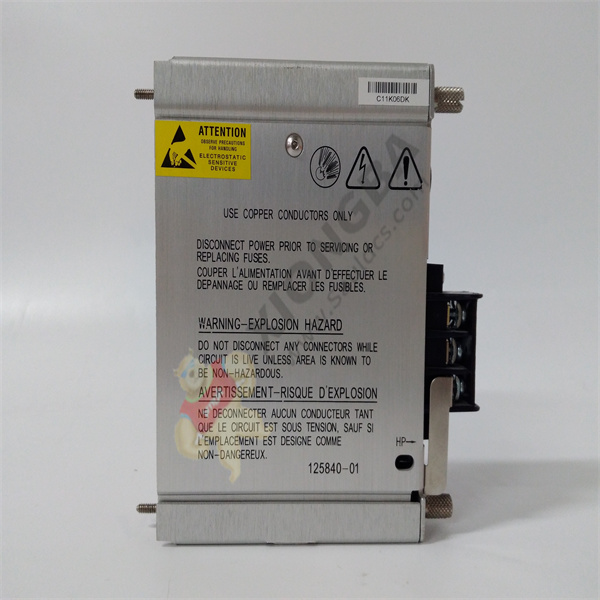 125840-01 Bently Nevada High Voltage AC Power Input Module - Bently ...