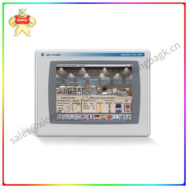 2711P-T10C4D8 PanelView 6 Plus 1000 series terminals.